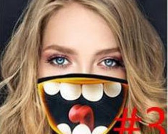 Mouth Mask Design | Etsy