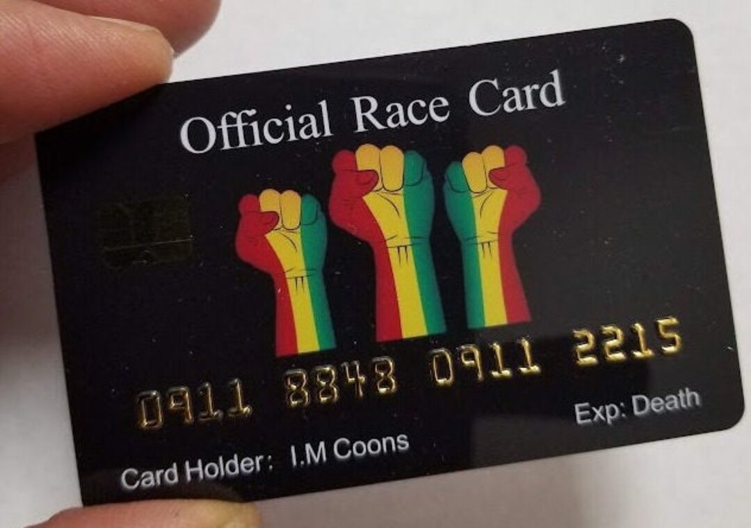 The Official Race Card™ 4 Pack novelty Card FREE SHIPPING. - Etsy