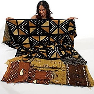 Authentic African Mud Cloth Fabric Pieces free Priority Shipping - Etsy