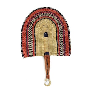 African Hand Woven Fan THREE FAN Pack Free Priority Shipping - Etsy