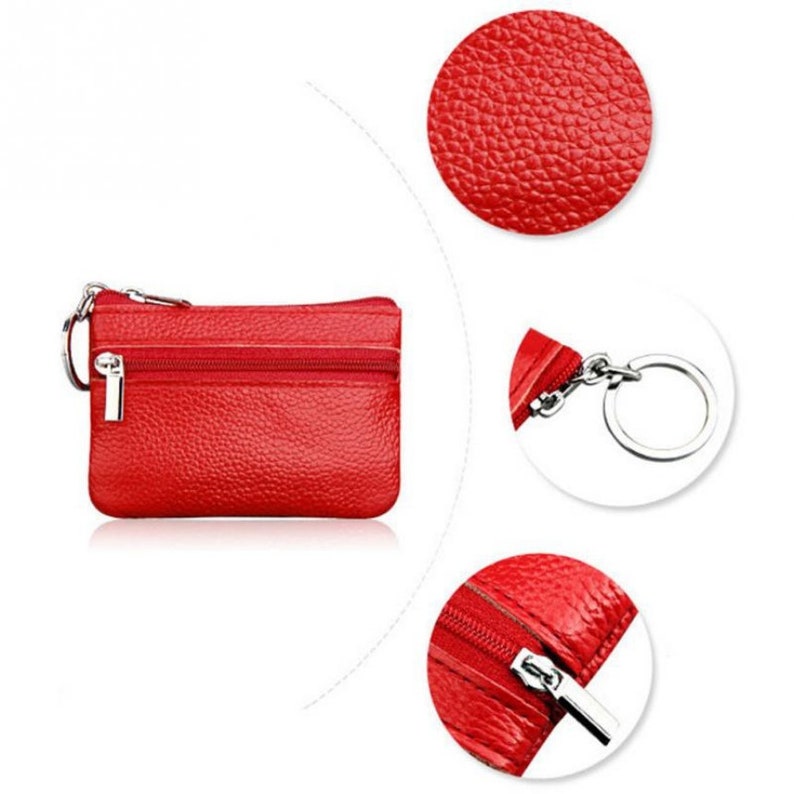 Mini Leather Coin Purse free Shipping - Etsy