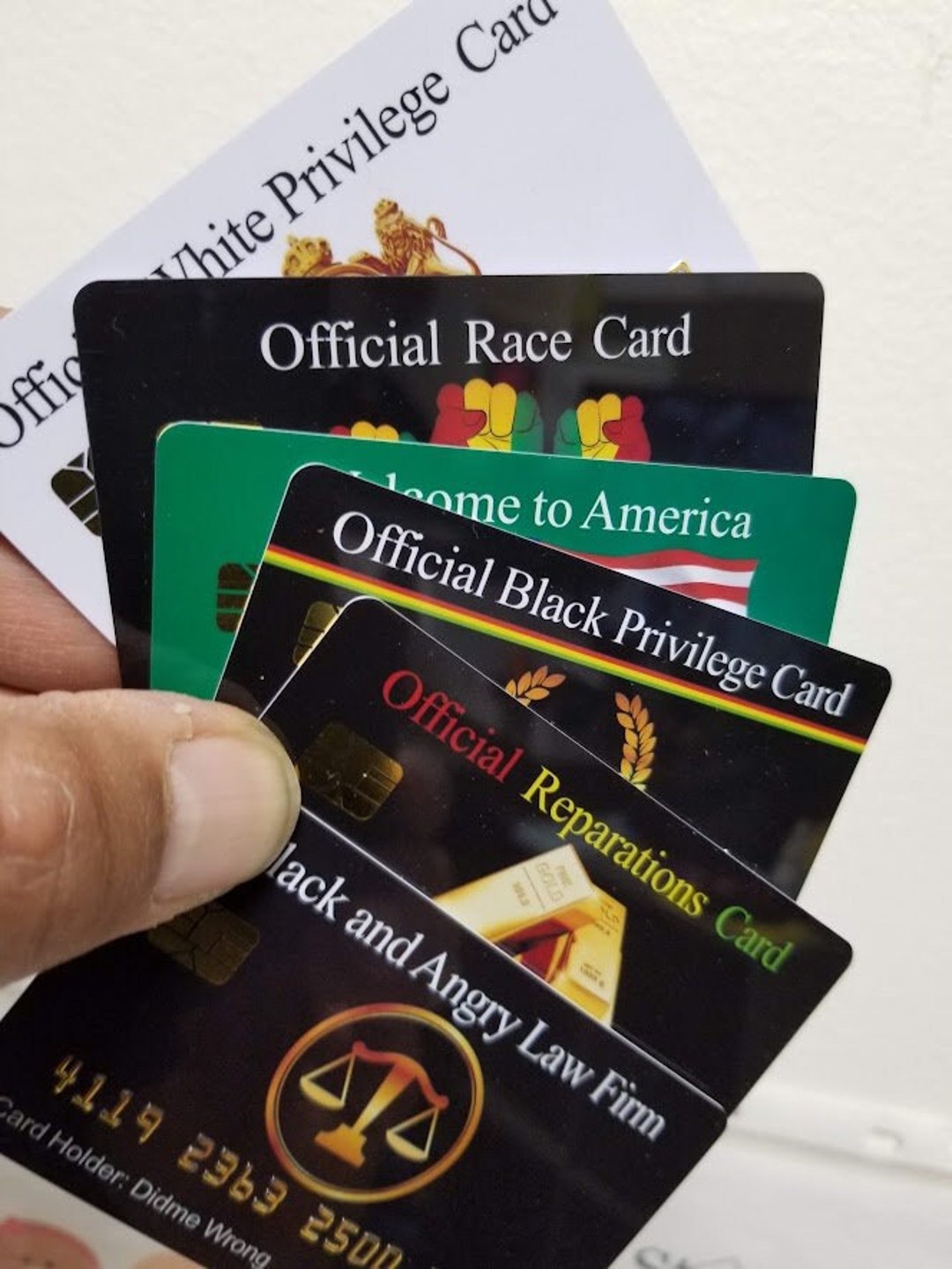 6 Pack Funny Cards Set No. 1 With Plastic Storage Box novelty Card FREE ...