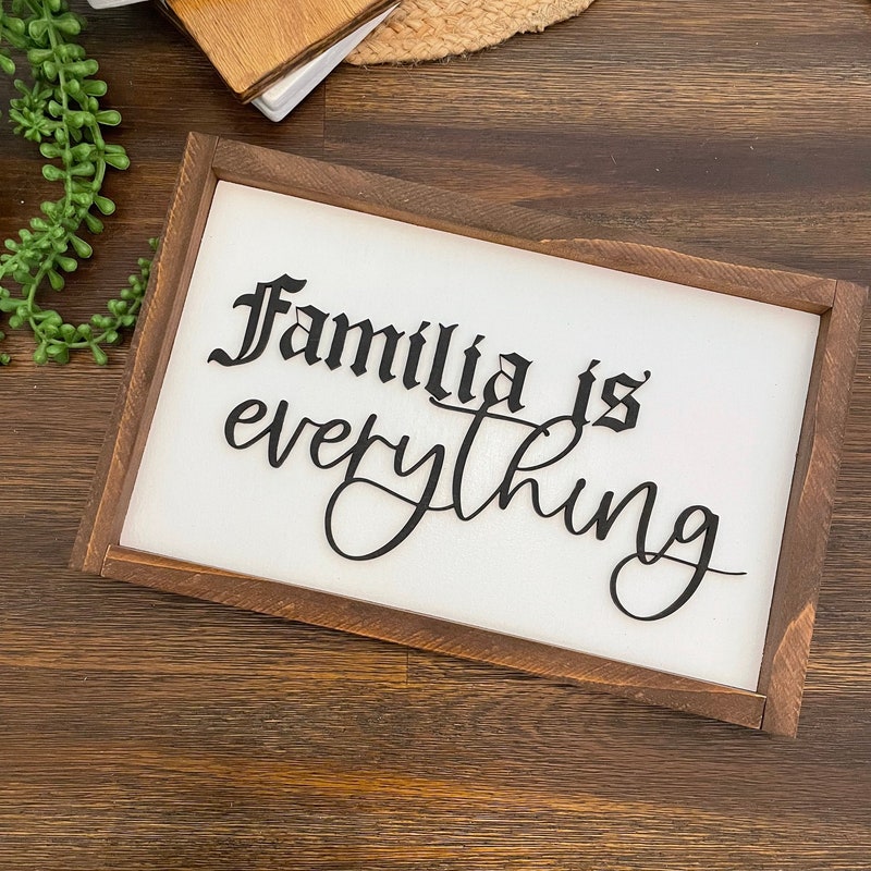 Family is Everything Sign - Etsy