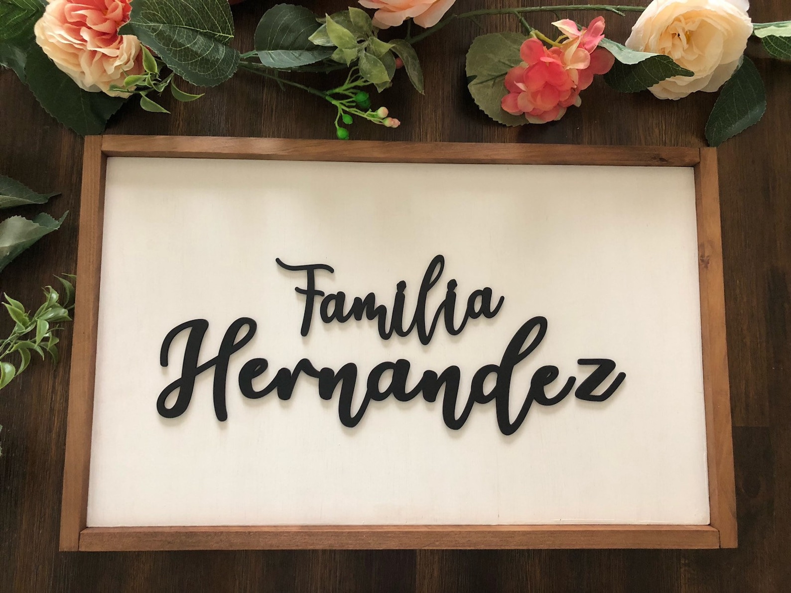 Custom Familia Wood Sing - Etsy