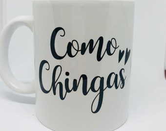 Como Chingan the Horror Latinx Ama Art Mug - Etsy