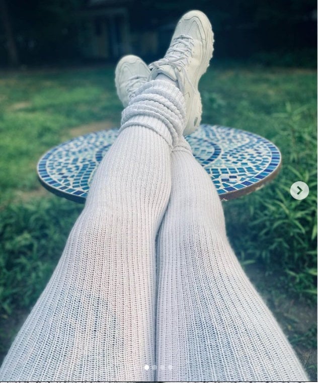 Adult Rib Knit Tights White / Ivory Wooly - Etsy