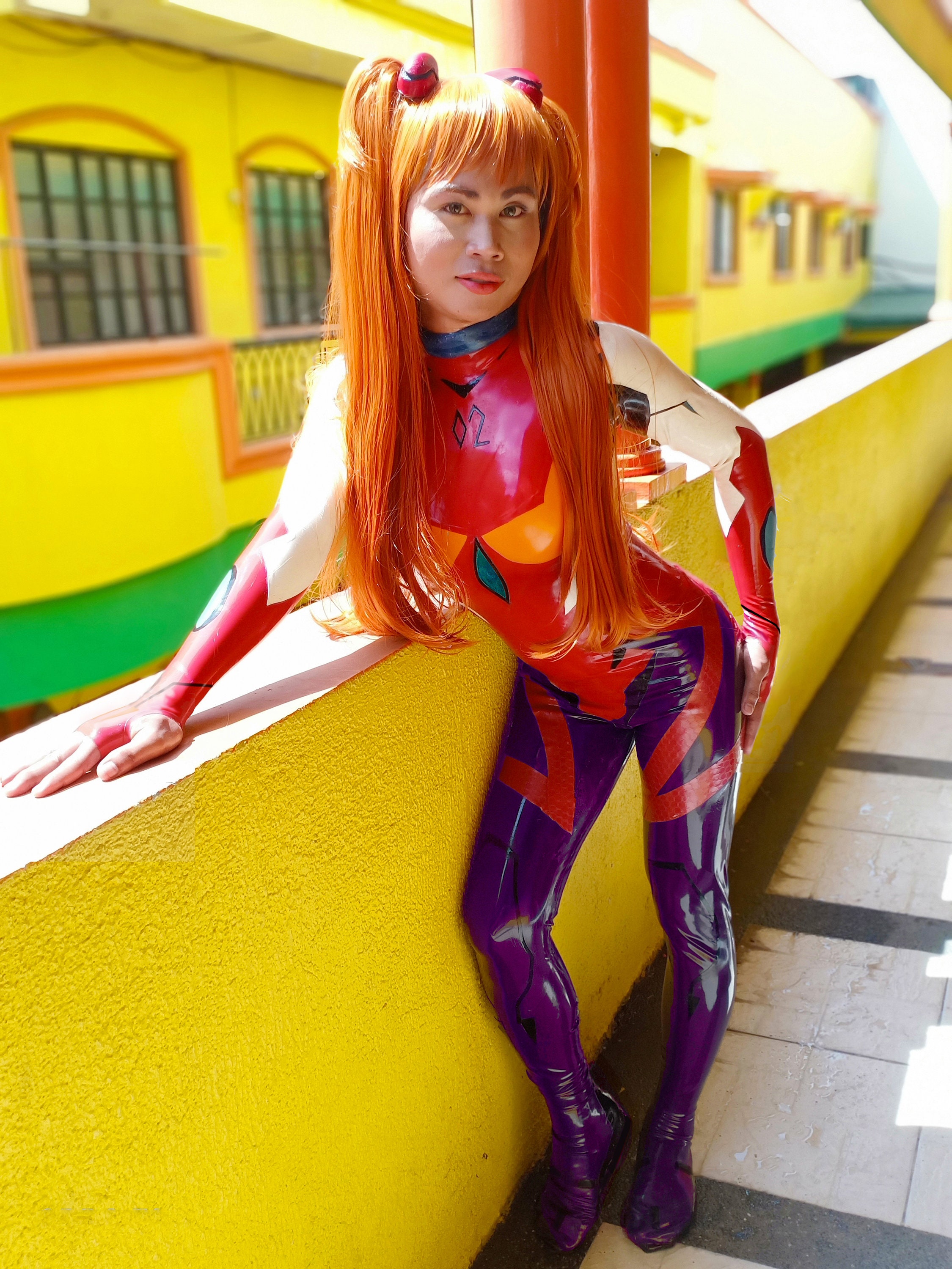 Latex Asuka V3 NGE Plugsuit Cosplay Costume - Etsy
