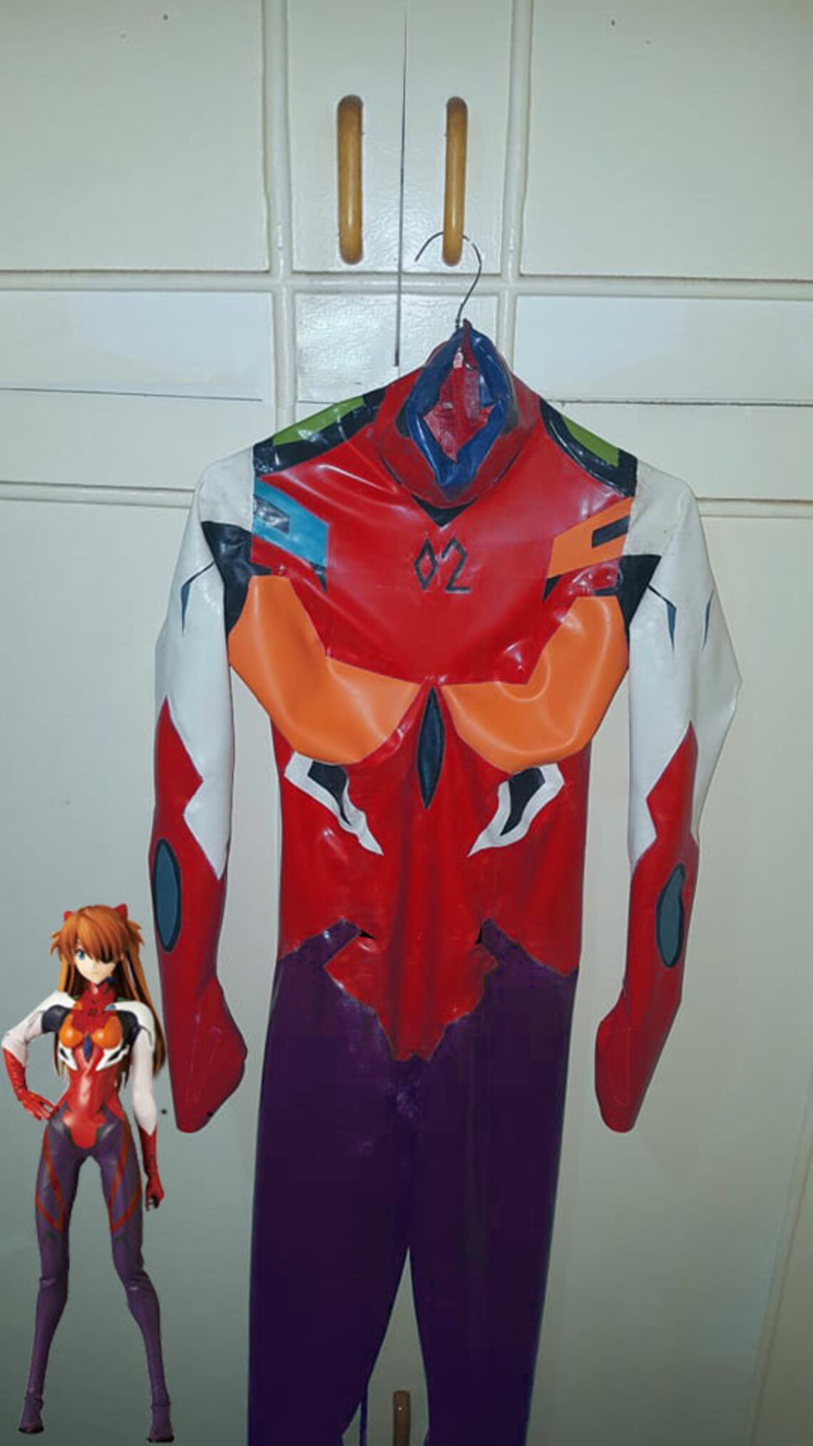 Latex Asuka V3 Nge Plugsuit Cosplay Costume Etsy