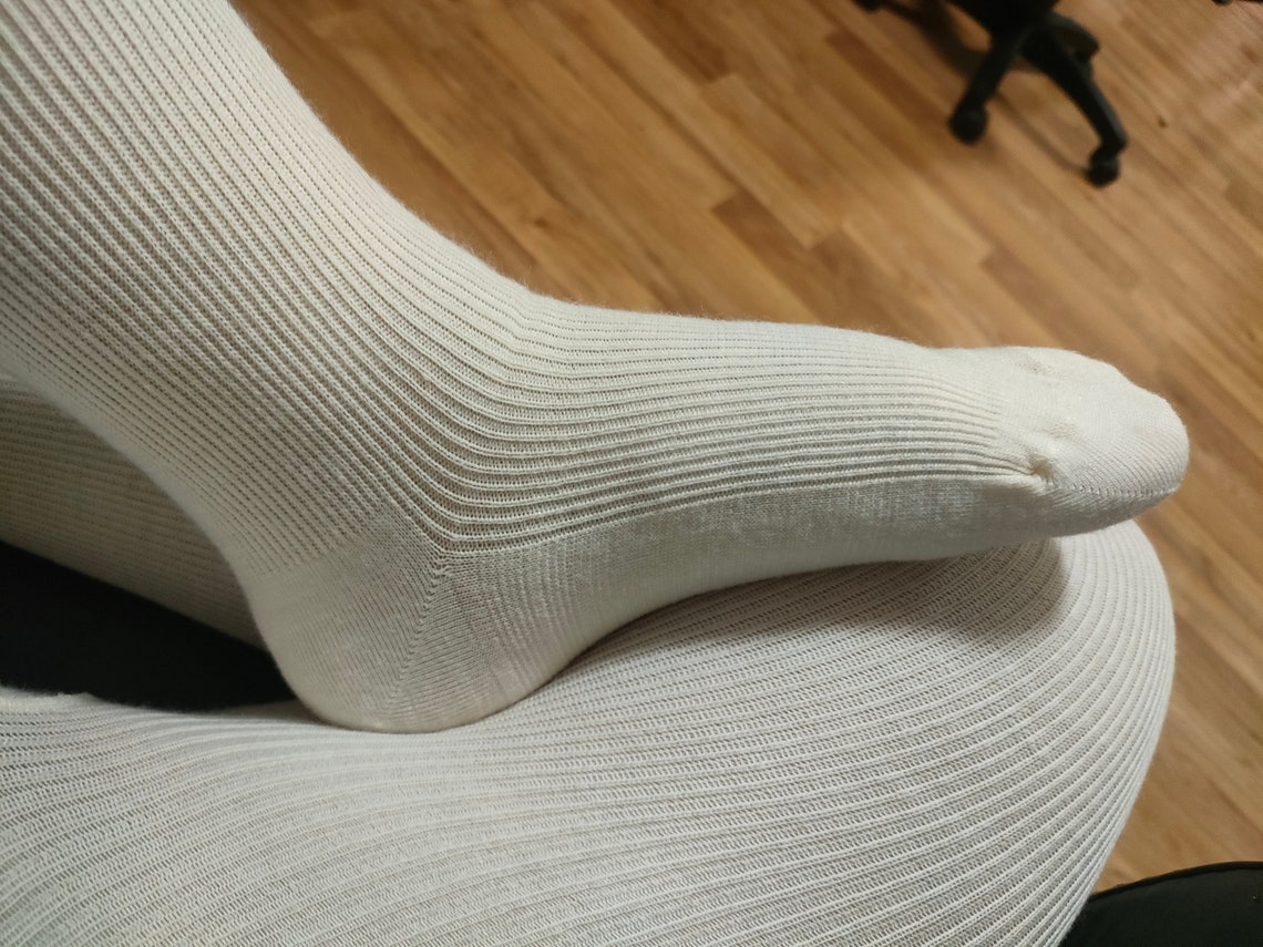 Adult Rib Knit Tights White / Ivory Wooly - Etsy