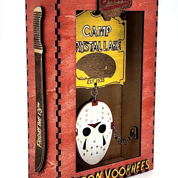 Jason Voorhees Shadow Box - Etsy
