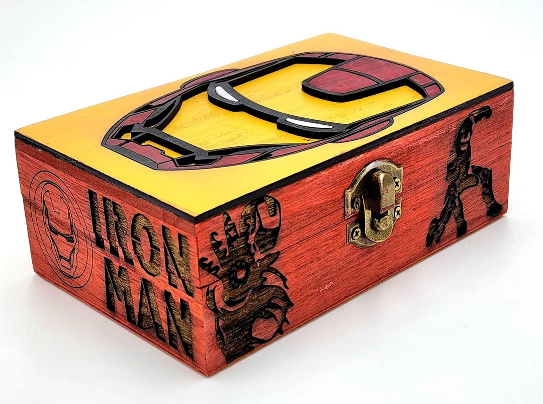 IRON Man Inspired Gift Box Personalization Available - Etsy