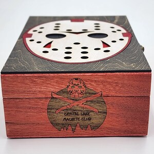 Jason Voorhees Laser Engraved Wood Box Friday the 13th can Be ...