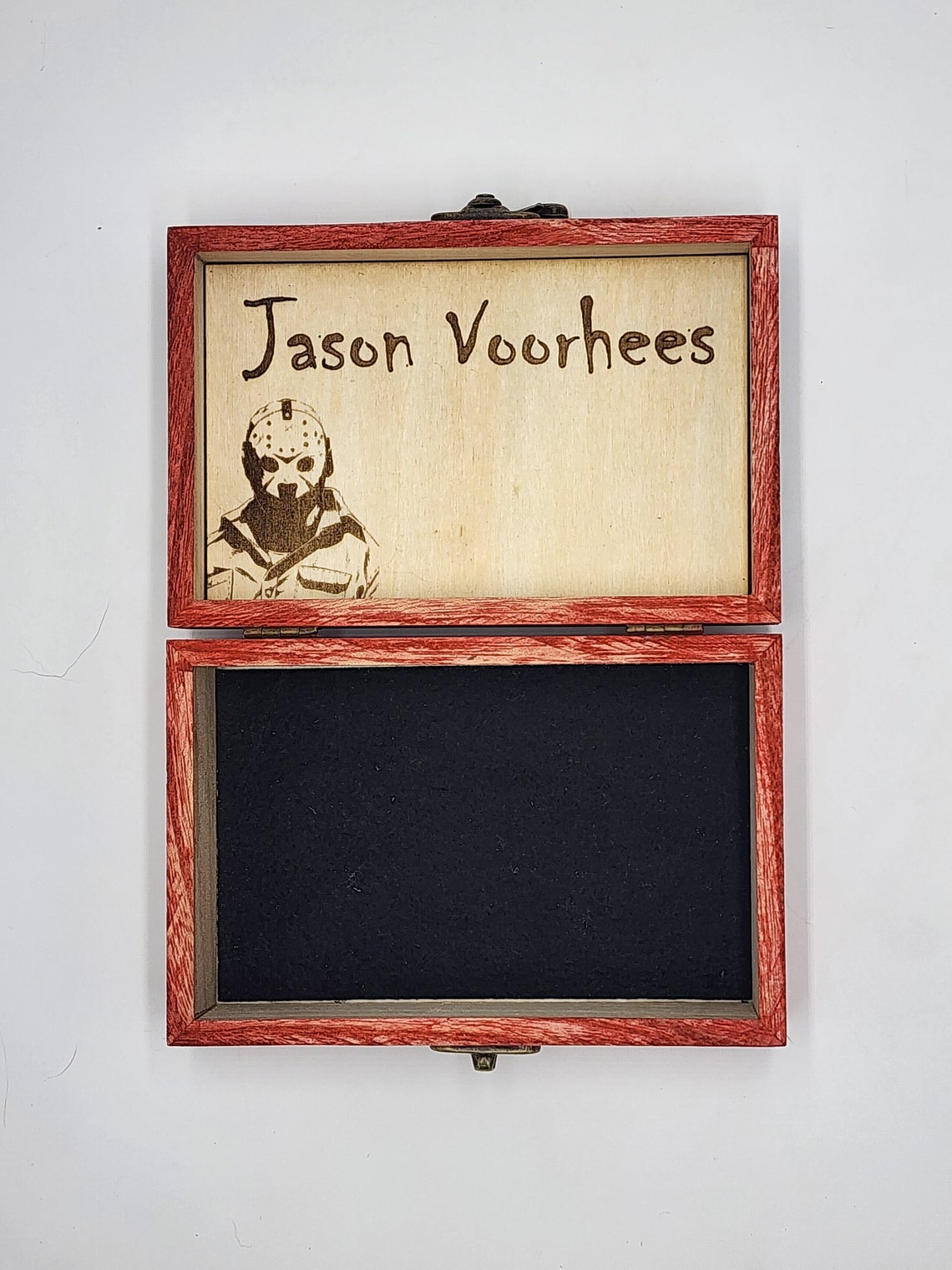 Jason Voorhees Laser Engraved Wood Box Friday the 13th can Be - Etsy