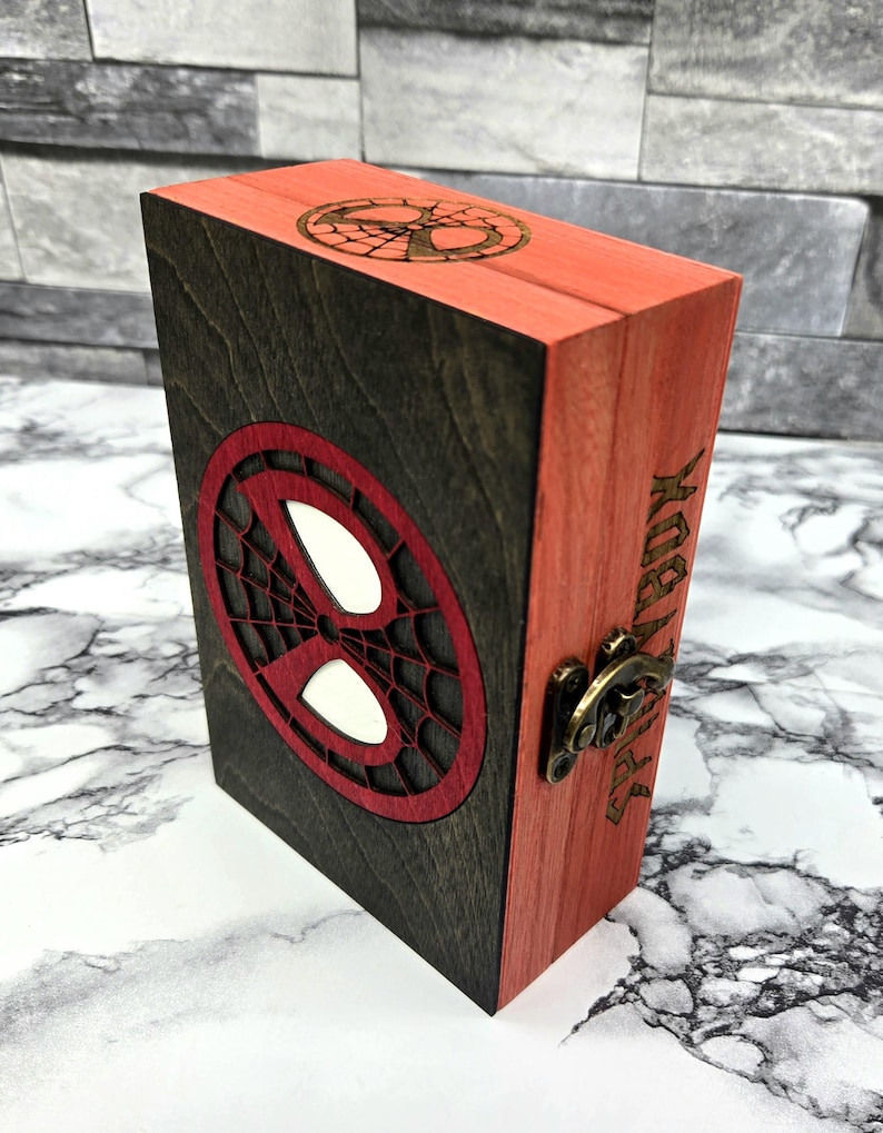 SPIDEY Box Spiderman Inspired Miles Morales Gift Box Personalization ...