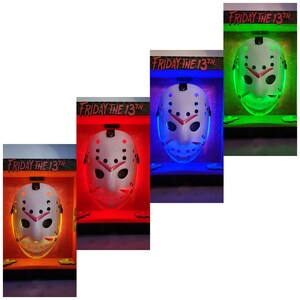 Full Size Hockey Mask Shadow Box Jason Friday the 13th - Etsy