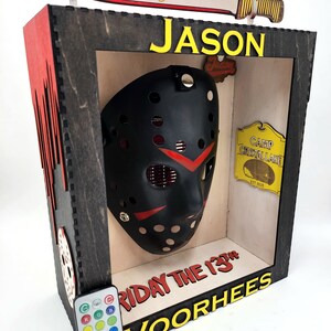 Full Size Hockey Mask Shadow Box Jason Friday the 13th - Etsy