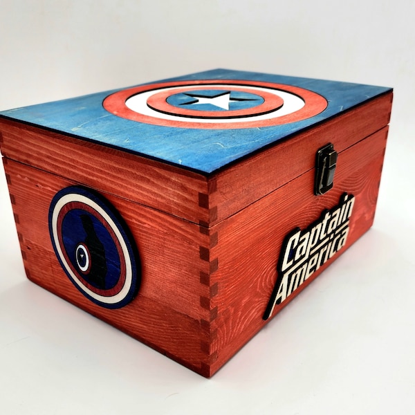 Captain America Jewelry - Etsy