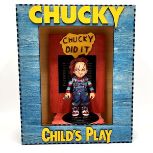 Full Size Bendyfigs CHUCKY Shadow Box Childsplay the Movie Multi Color ...