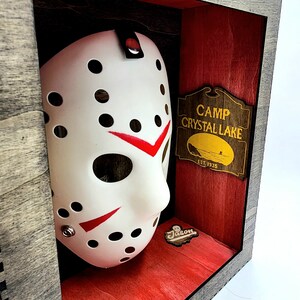 Full Size Hockey Mask Shadow Box Jason Friday the 13th - Etsy