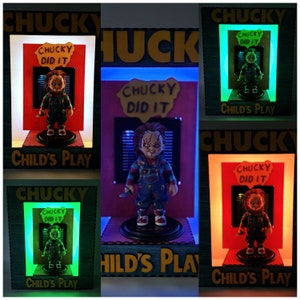 Full Size Bendyfigs CHUCKY Shadow Box Childsplay the Movie Multi Color ...