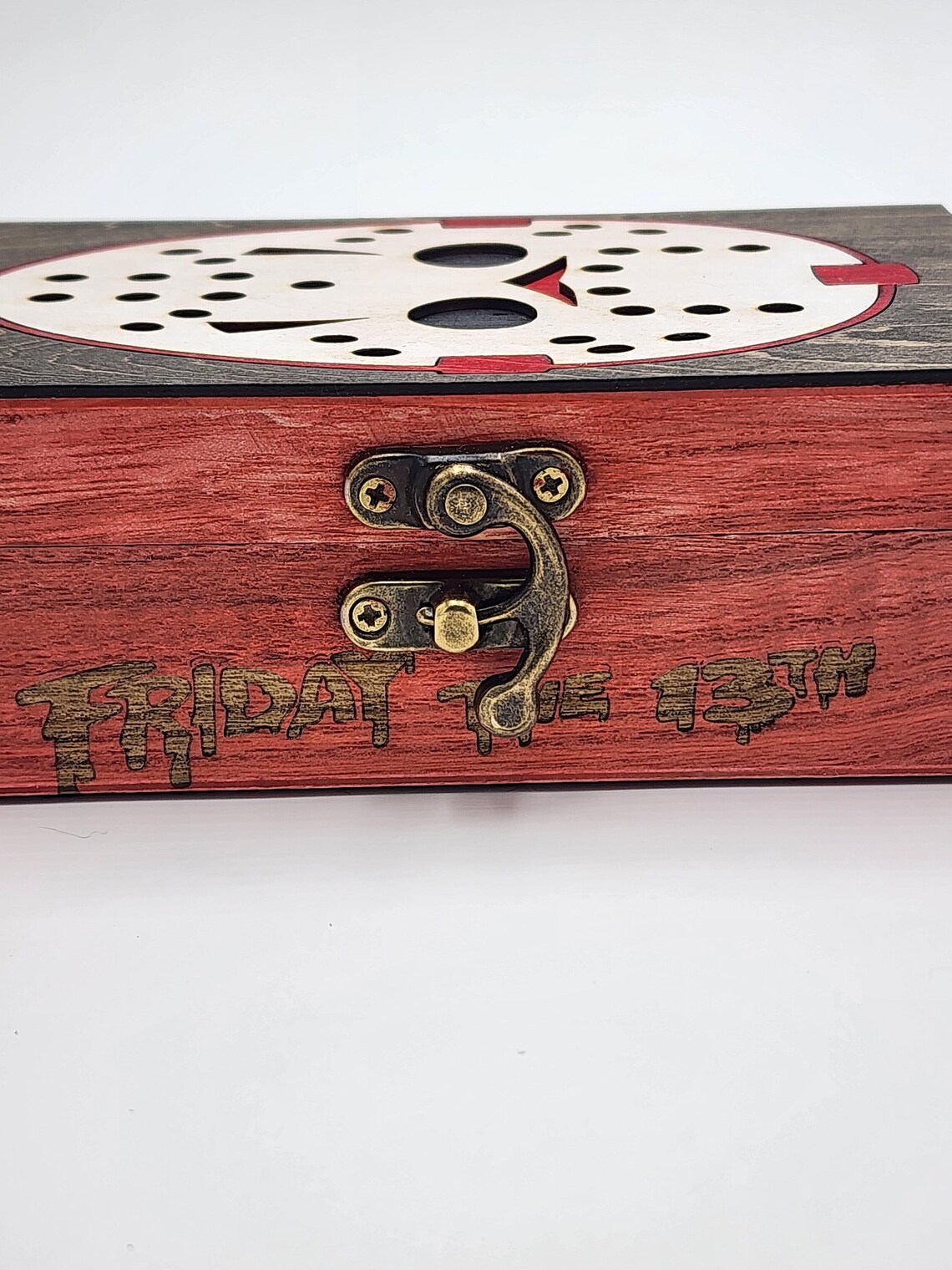 Jason Voorhees Laser Engraved Wood Box Friday the 13th can Be - Etsy