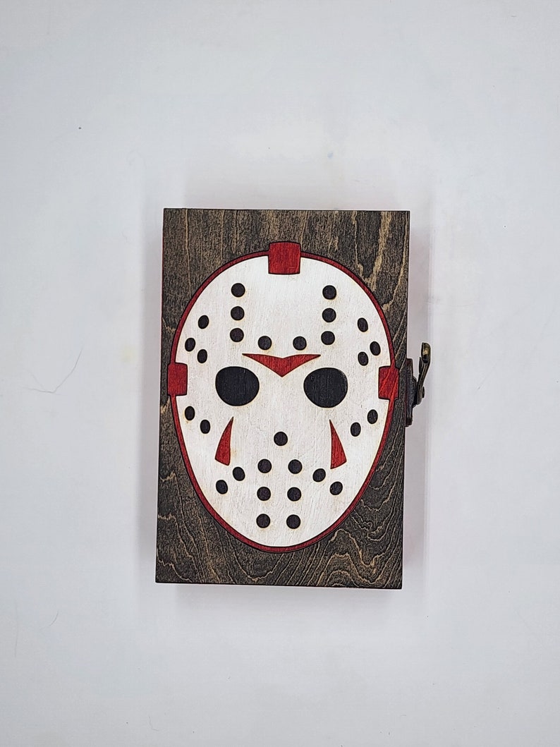 Jason Voorhees Laser Engraved Wood Box Friday the 13th can Be - Etsy