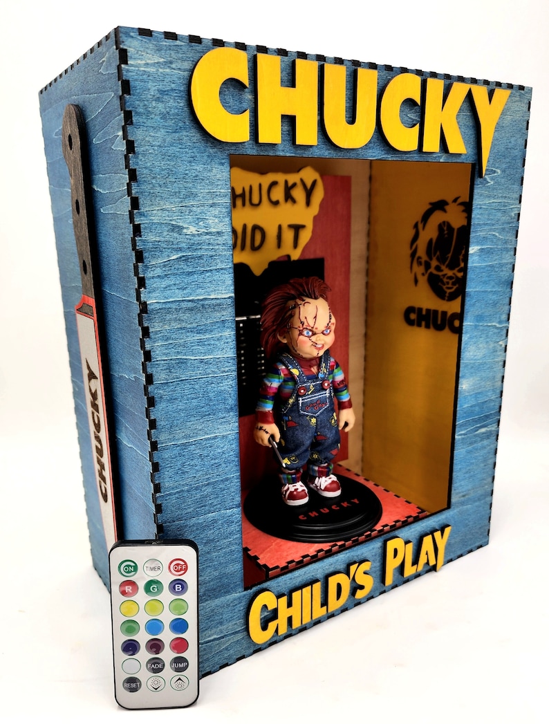Full Size Bendyfigs CHUCKY Shadow Box Childsplay the Movie Multi Color ...