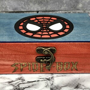 Spidey Box Personalization Available Spiderman Inspired - Etsy