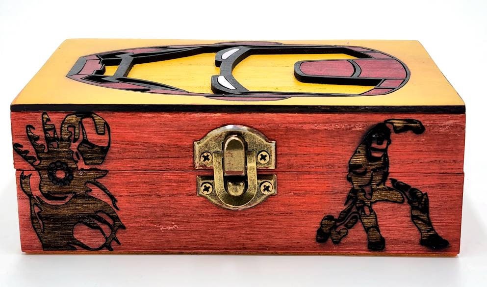 IRON Man Inspired Gift Box Personalization Available - Etsy