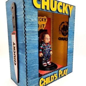 Full Size Bendyfigs CHUCKY Shadow Box Childsplay the Movie Multi Color ...