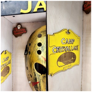 Full Size Hockey Mask Shadow Box Jason Friday the 13th - Etsy