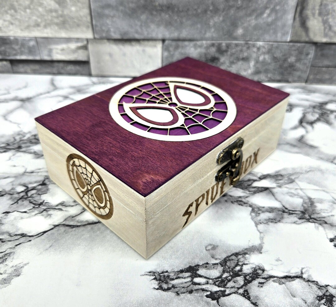 Spidey Box Spider Gwen Ghost Spider Inspired...personalization ...