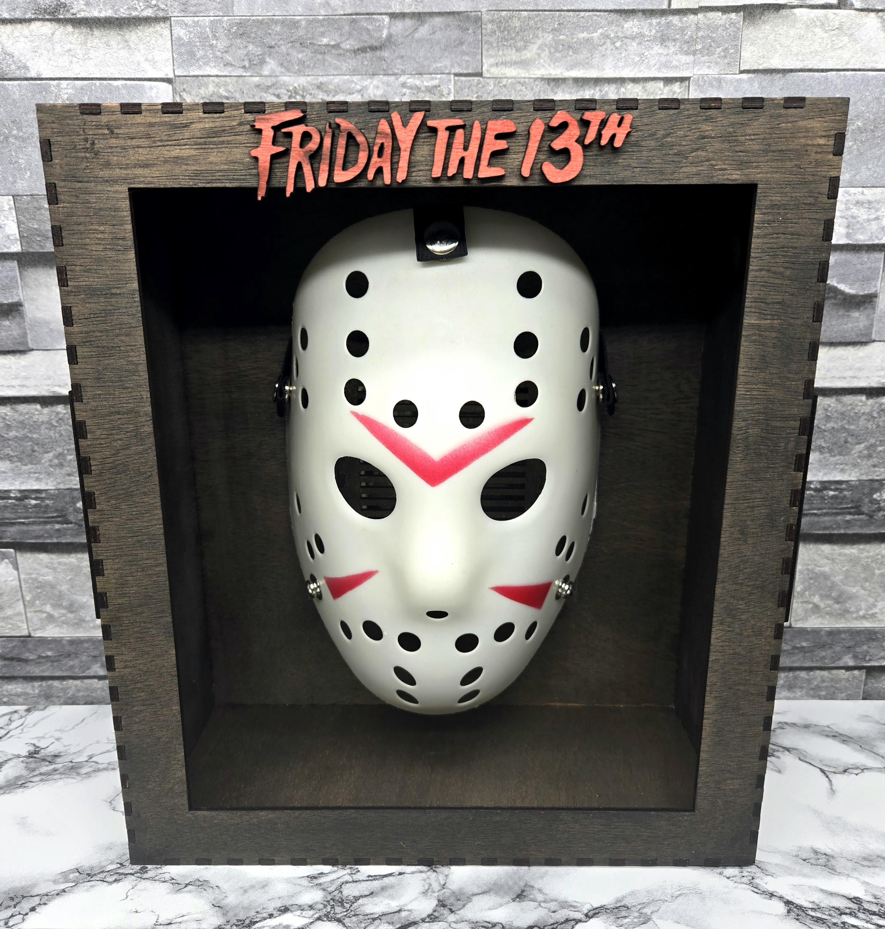 Horror Lamp Jason Voorhees Hockey Mask Diorama Display, Friday The 13th ...