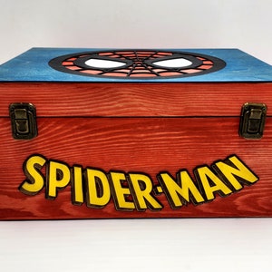 Large Spiderman Inspired Gift Box Letter Box LARGE Spidey Box. Store ...