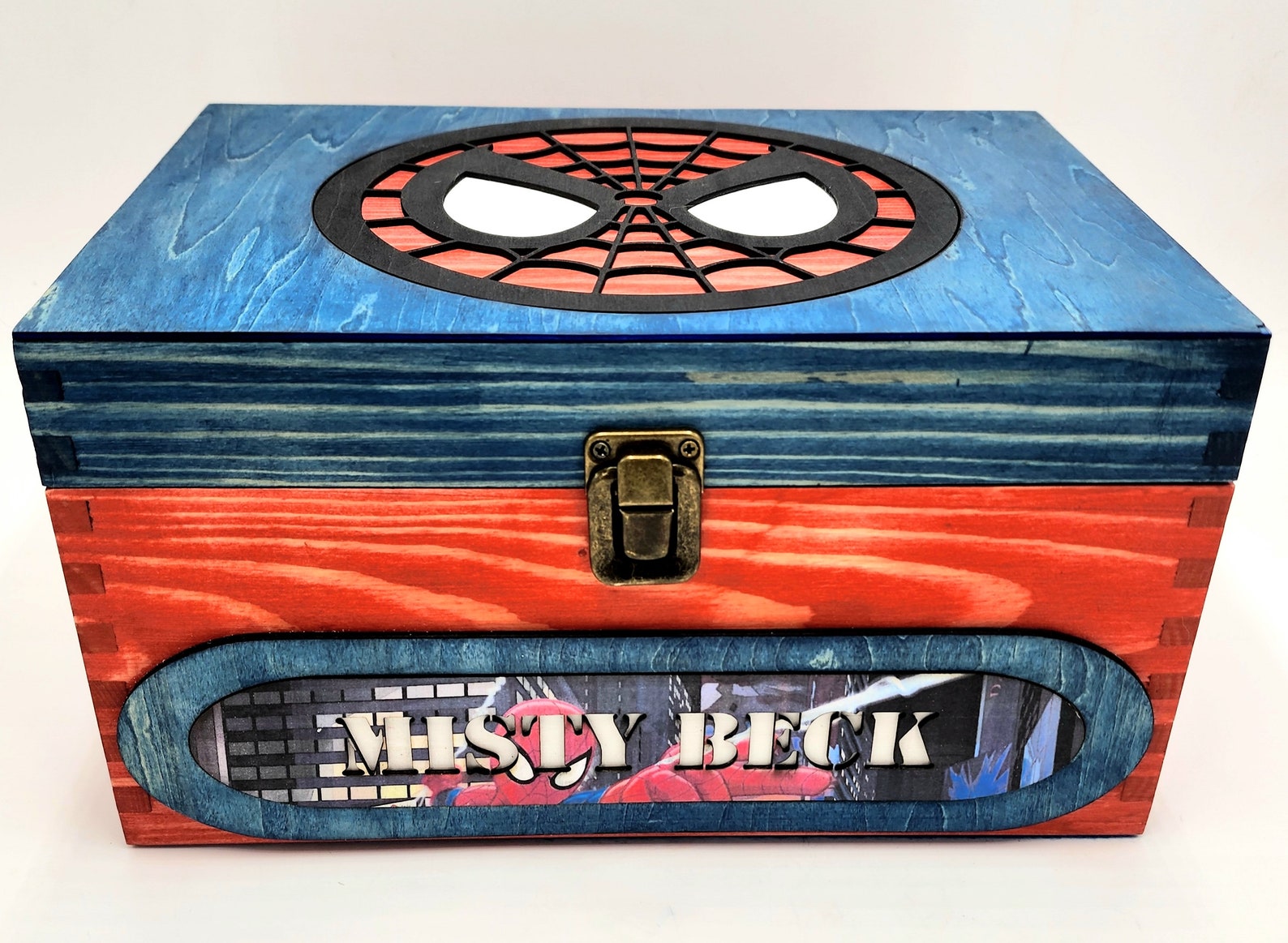 Large Spidey Box Spiderman Inspired Gift Box Letter Box Medium - Etsy