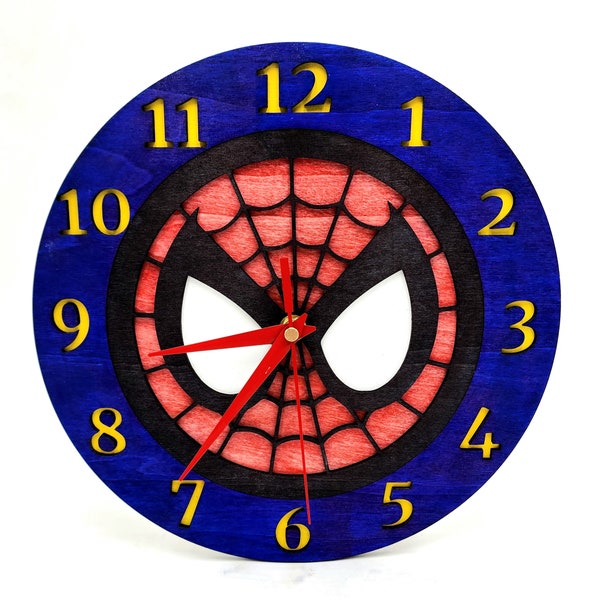 Spiderman Clocks - Etsy