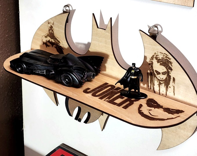 Wall Shelf for Action Figure Batman Display Shelf - Etsy