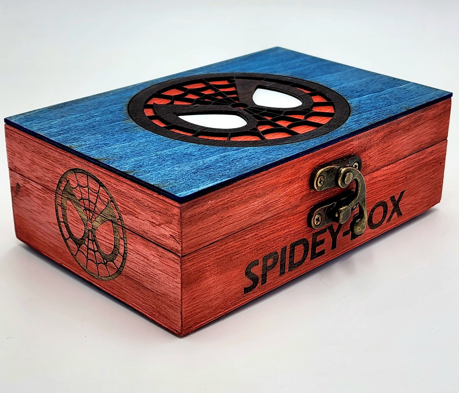 Spidey Box Personalization Available Spiderman Inspired With - Etsy