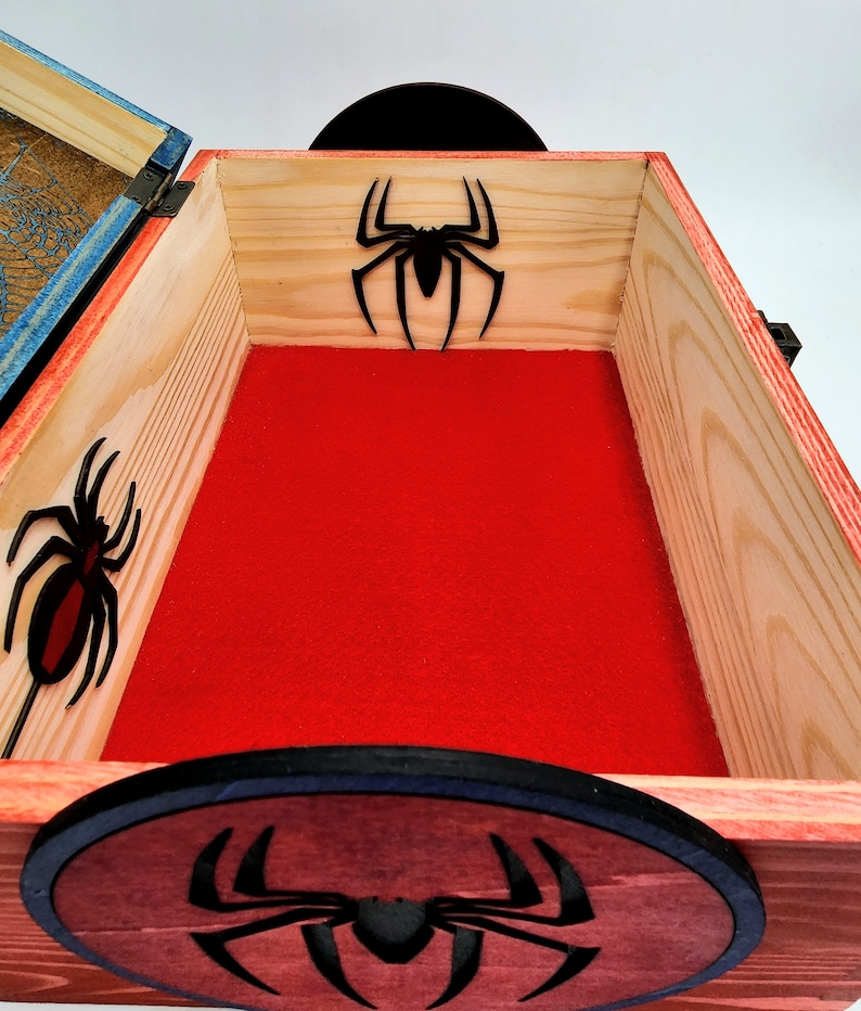 Large Spidey Box Spiderman Inspired Gift Box Letter Box Medium - Etsy