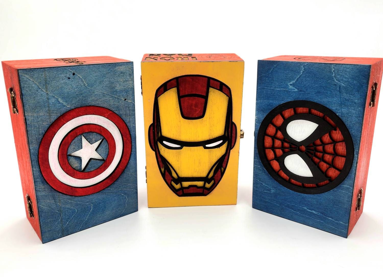 Captain America Inspired Gift Box Personalization Available - Etsy