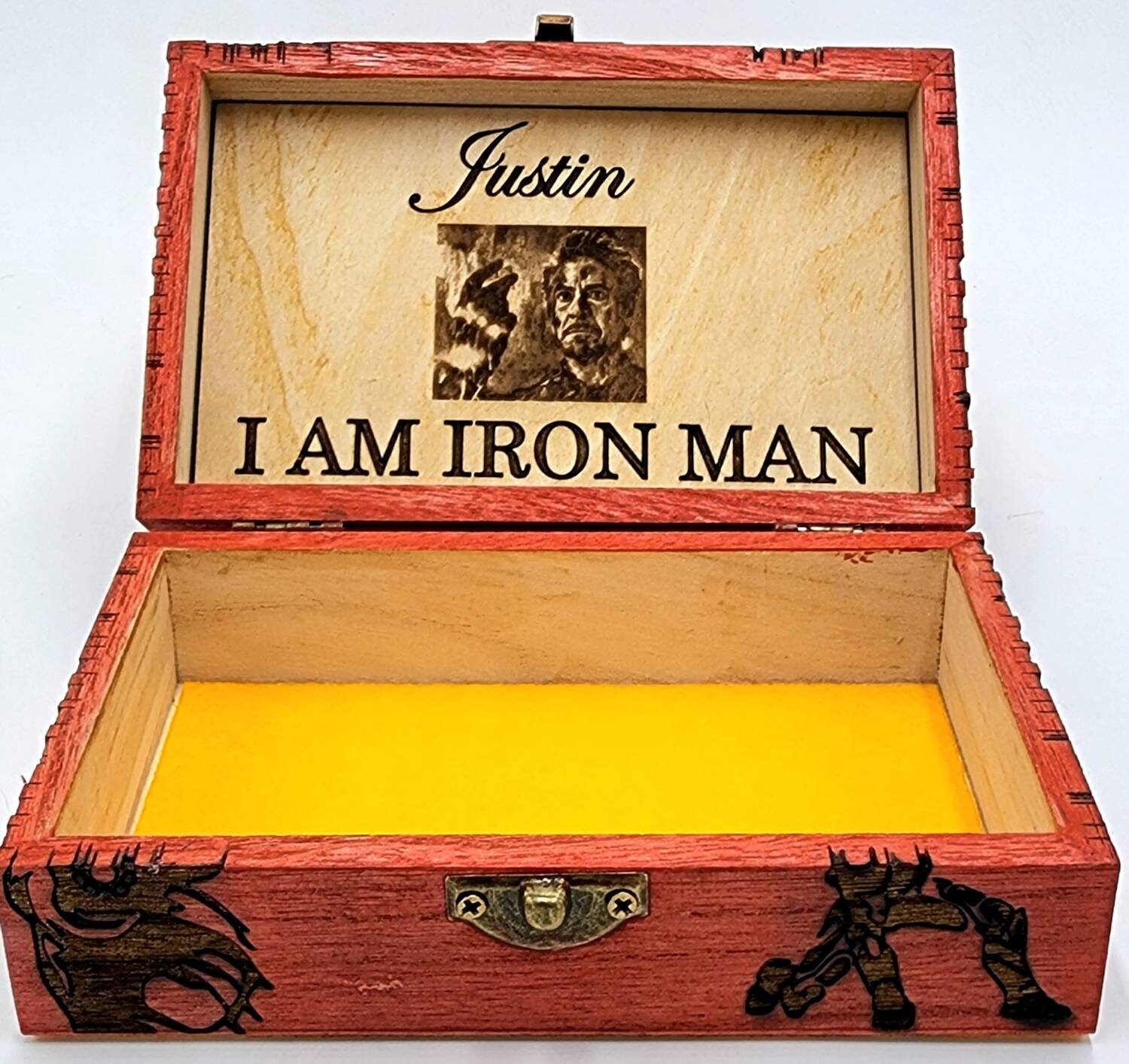 IRON Man Inspired Gift Box Personalization Available - Etsy