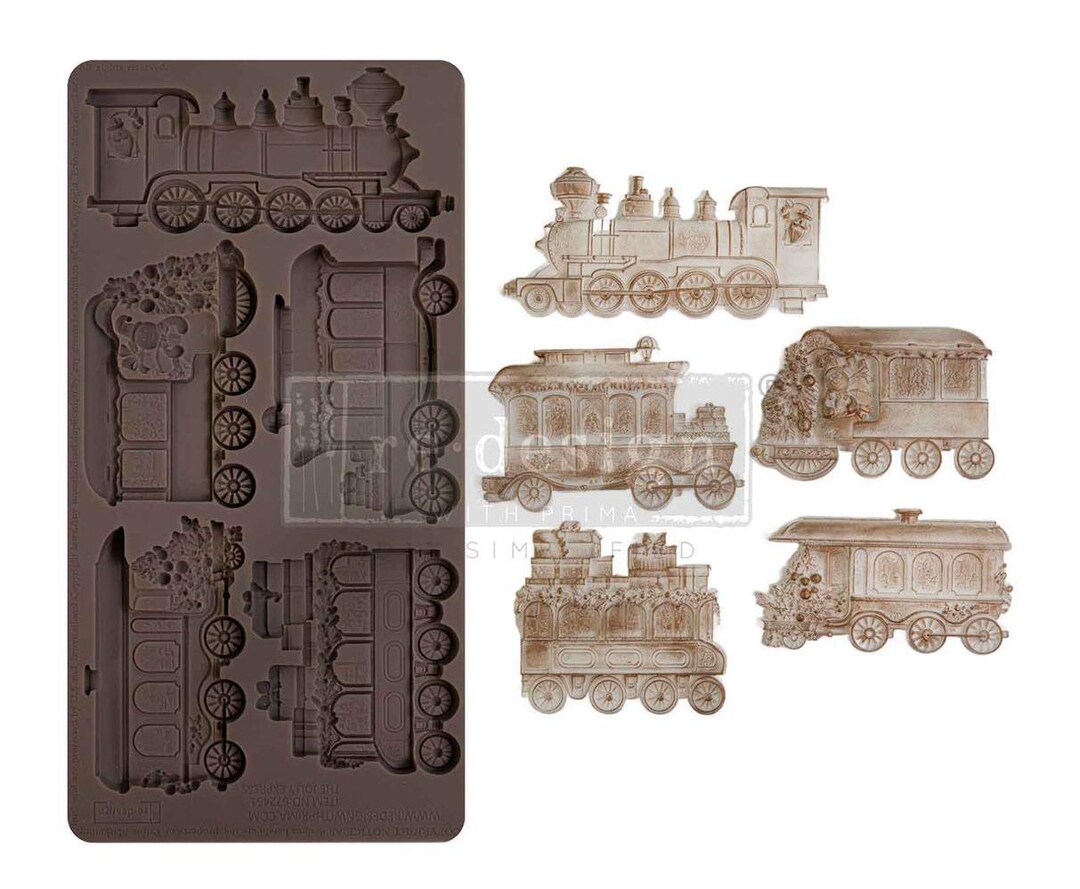 The Jolly Express - Redesign With Prima - Christmas Mould - Candy ...