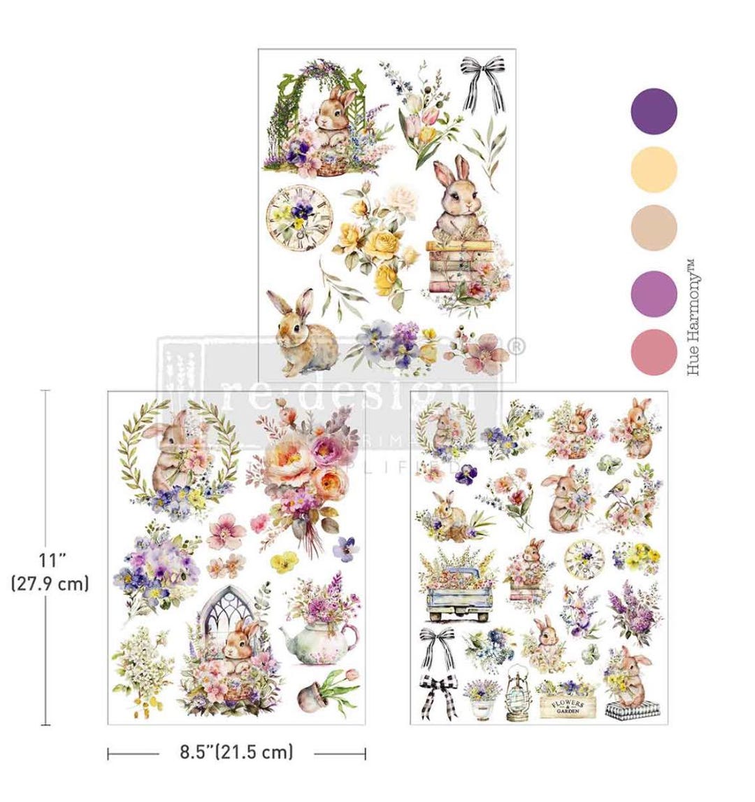 Hop Into Spring- Redesign With Prima Transfer- Easter - Spring ...
