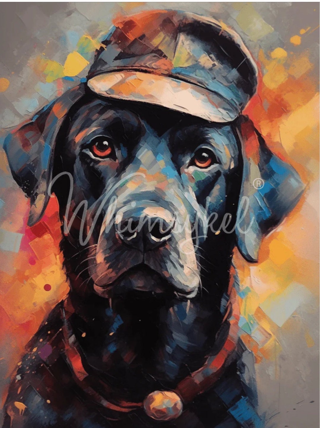 PAINTERS PUP Whimsykel Designs Furniture Decoupage Paper Lab Decoupage ...