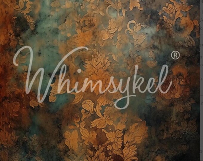 Large Furniture Decoupage Paper - 21” X 29” Baroque Patina ...