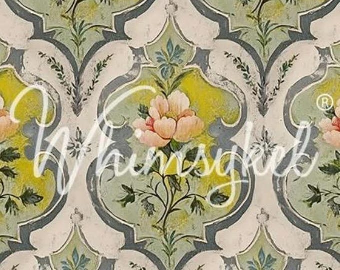 Romantic Fleurs - Large Decoupage Paper- 21” X 29” - Vintage Floral ...