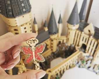 Purple Key Enamel Pin, Cute Enamel Pin, Pin Badge, Stocking Stuffer ...