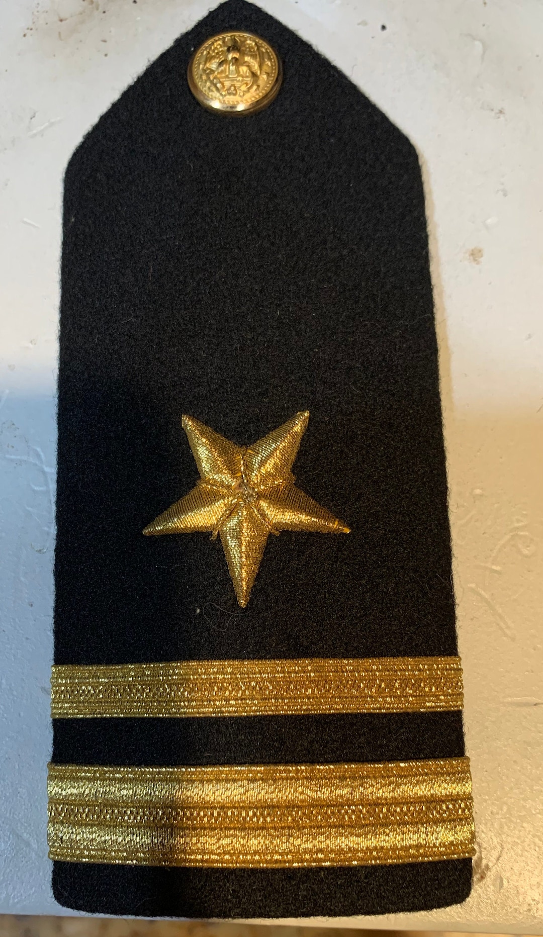 US Navy Male Lieutenant JG Officer Black Wool Applet Shoulder - Etsy