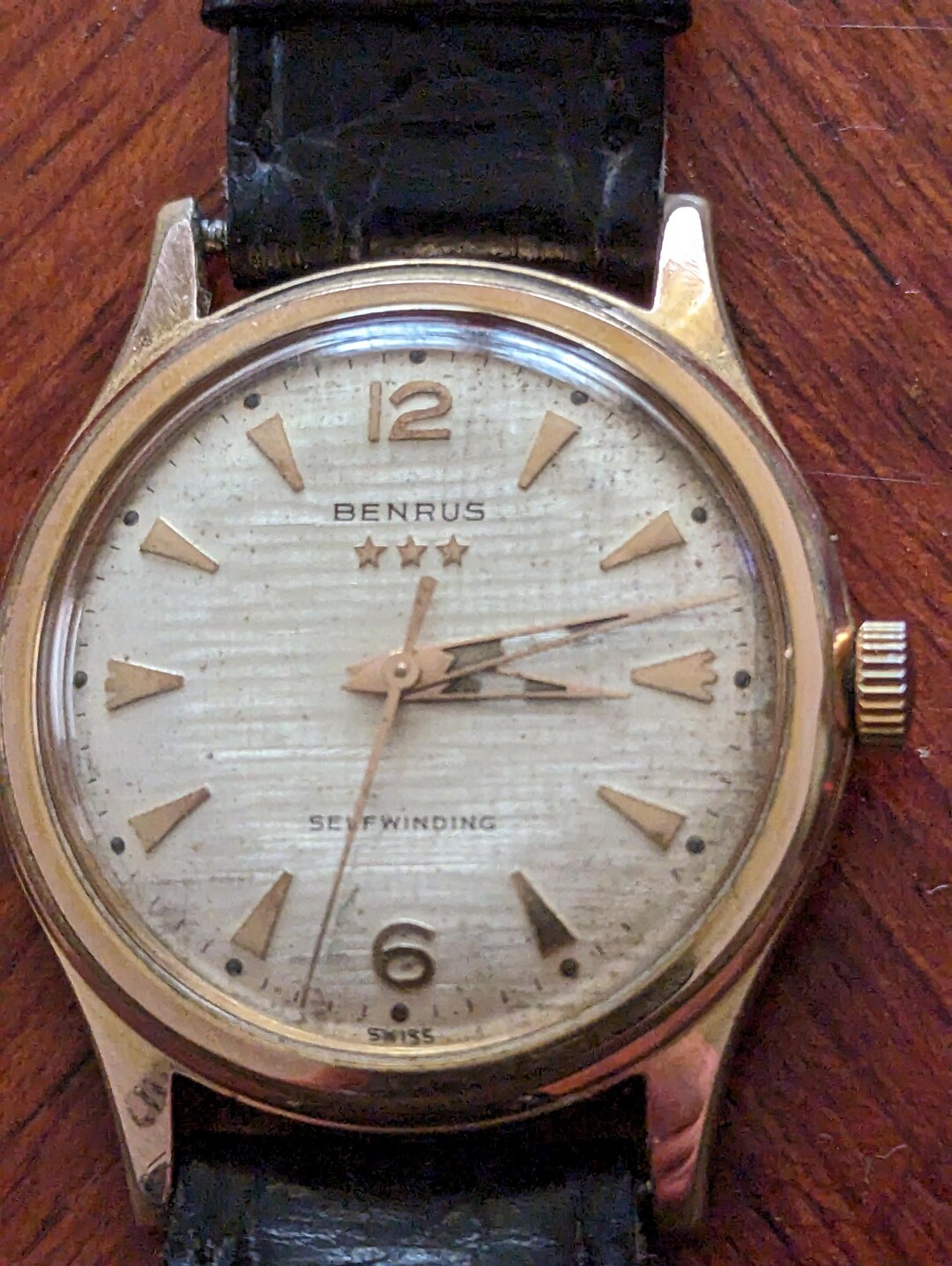Vintage Benrus 3 Star Self-winding Men's Wrist Watch Running and ...