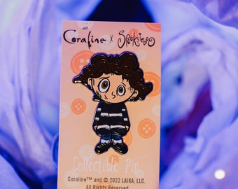 Coraline Enamel Pin - Etsy